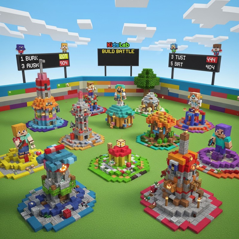 Minecraft Build Battle! - KidsLab